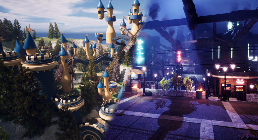 UnderCity + WonderLand Bundle in Environments - UE Marketplace