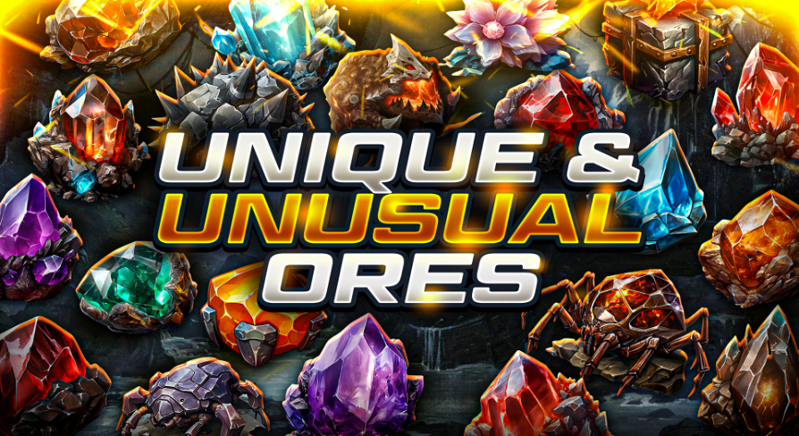 Unique & Unusual Ores, 카테고리 2D 애셋 - UE 마켓플레이스