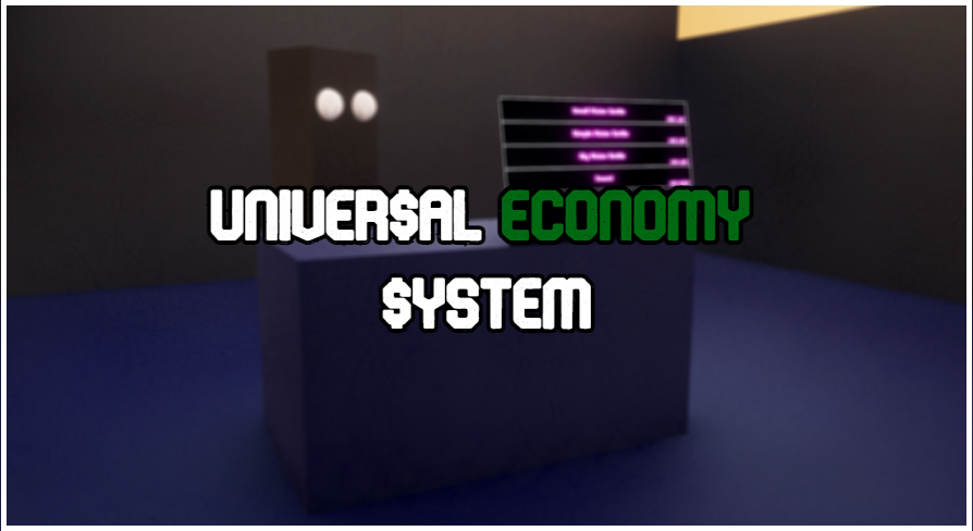 在代码插件创建的Universal Economy System - 虚幻引擎商城