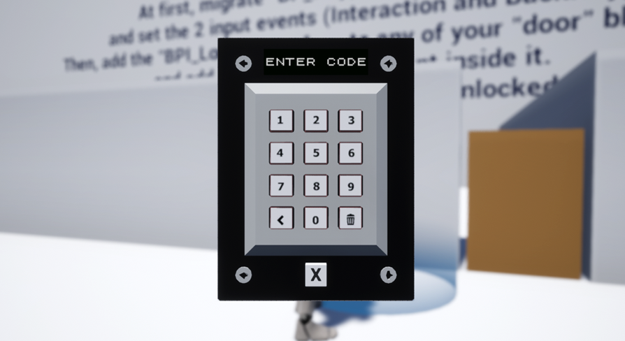 Universal Keypad Lock in Blueprints - UE Marketplace