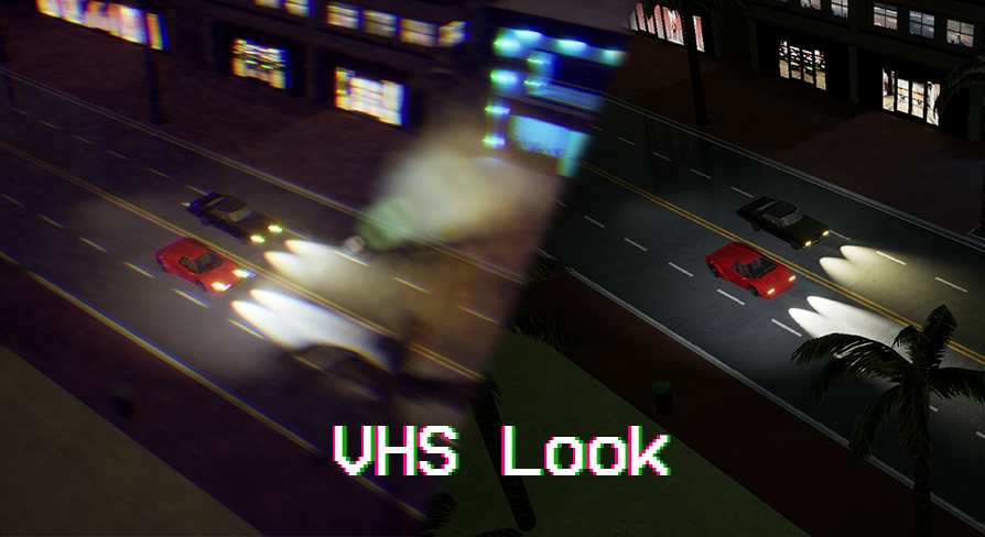 VHS Look Post Process in Visual Effects - UE Marketplace