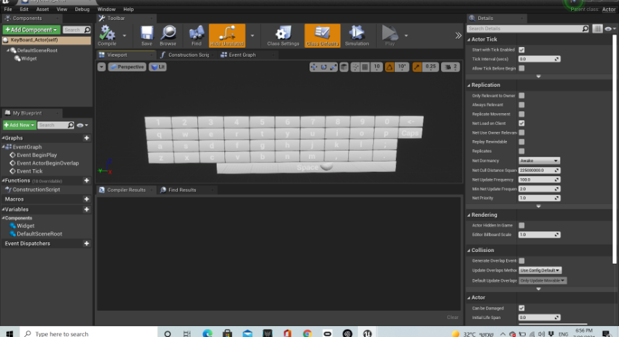 Interactive VR Key board in Blueprints - UE Marketplace