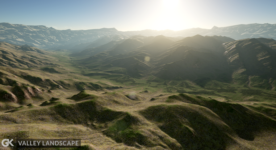 Valley Landscape in Environments - UE Marketplace