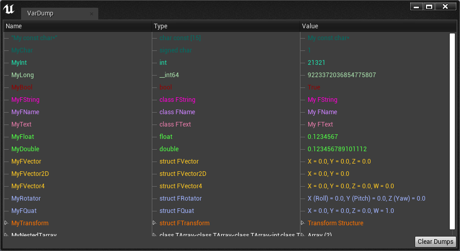 Vardump In Code Plugins Ue Marketplace