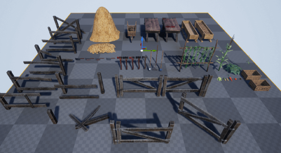 Village Prop Pack for Small Town/Village in Props - UE Marketplace