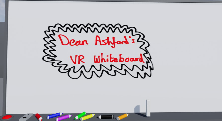 VR WhiteBoard - Real time Drawing in Blueprints - UE Marketplace