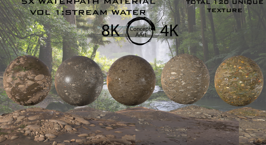 WATERPATH VOL1:STREAM WATER in Materials - UE Marketplace