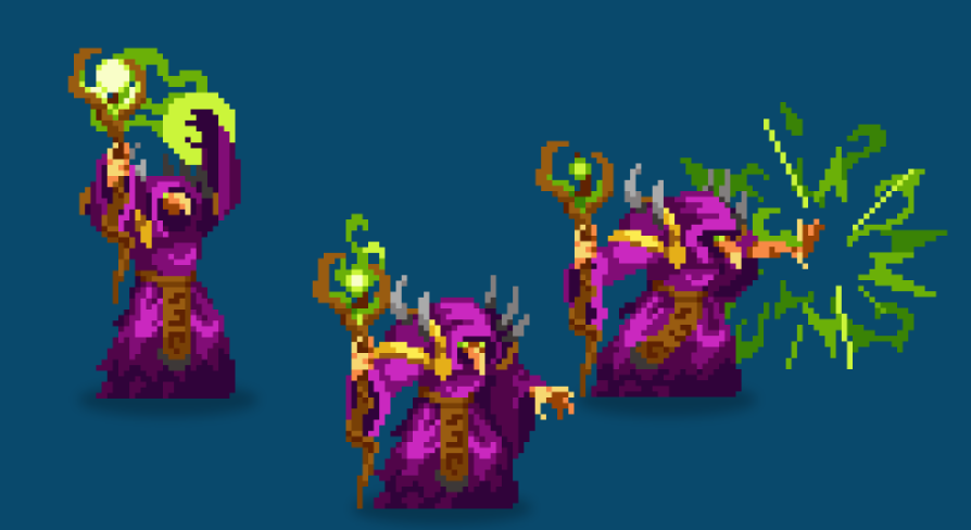 Warlock - Pixel Art in 2D Assets - UE Marketplace