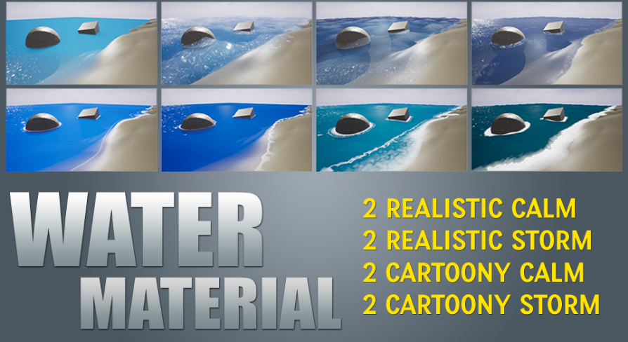 Water Materials in Materials - UE Marketplace