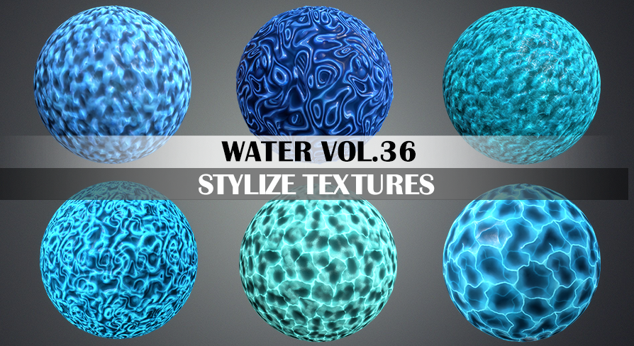 Water Vol.36 - Hand Painted Textures in Textures - UE Marketplace