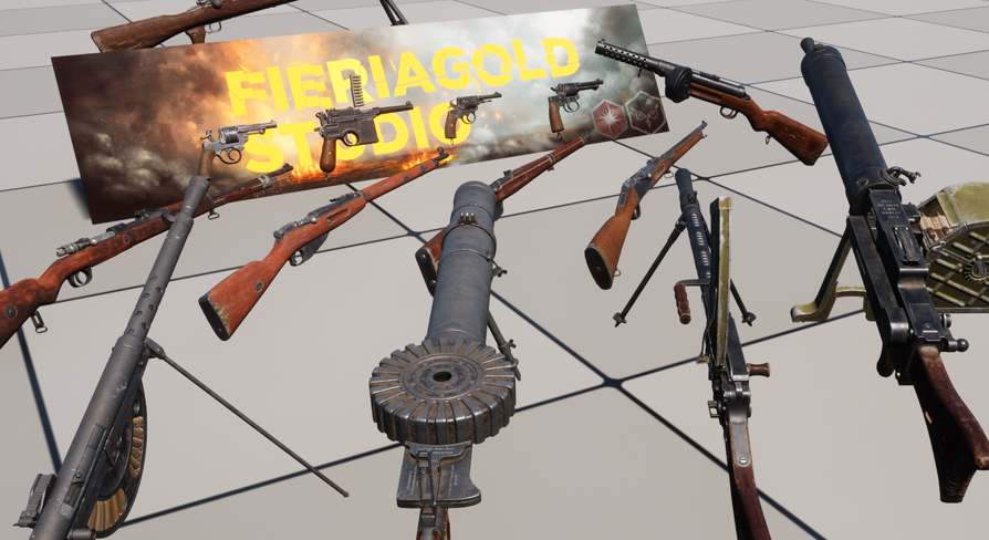 Weapon WW1 in Props - UE Marketplace