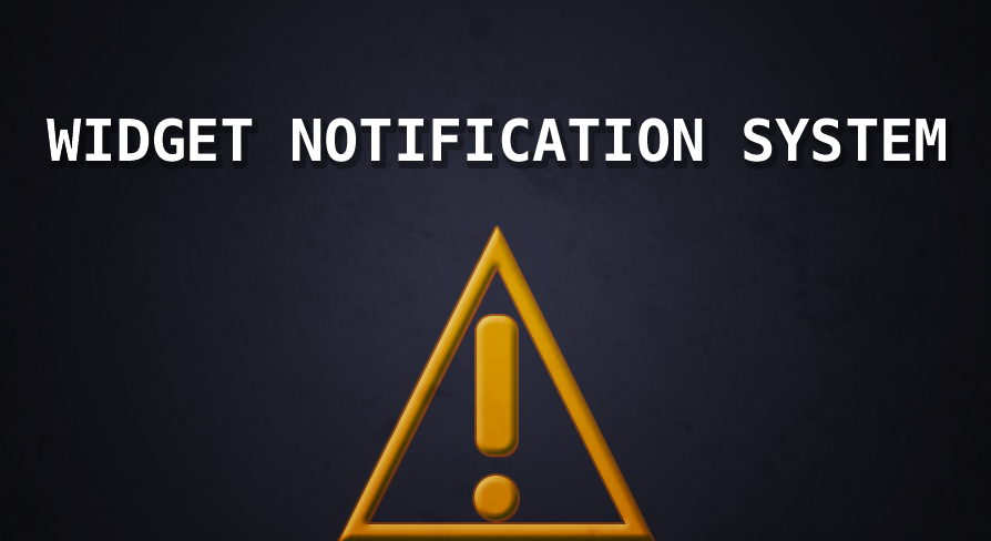 Widget Notification System in Code Plugins - UE Marketplace