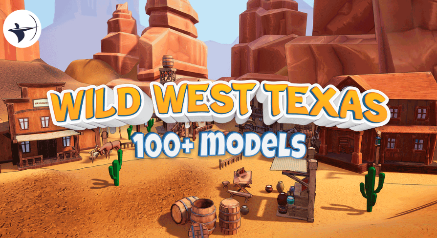 Wild West Cartoon Background
