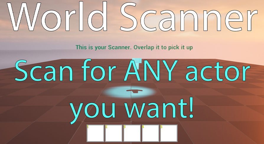 World Scanner in Blueprints - UE Marketplace