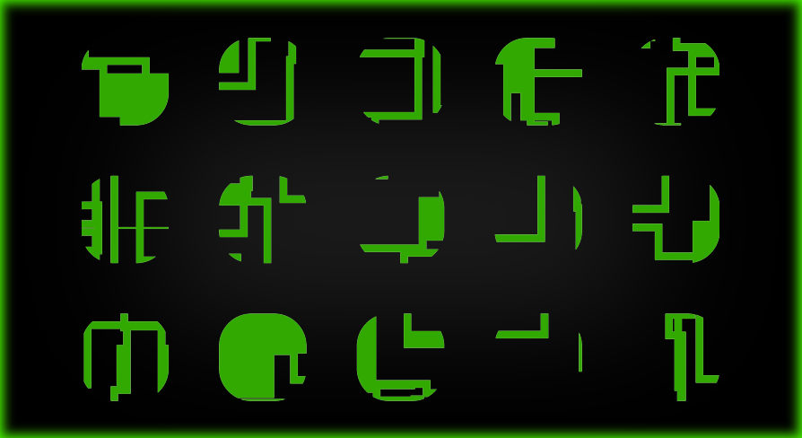 Xeno Symbols: Alien Alphabet UI UMG and Decal Series in 2D Assets - UE ...