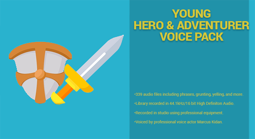 Young Boy Hero & Adventurer Voice Pack in Sound Effects - UE Marketplace