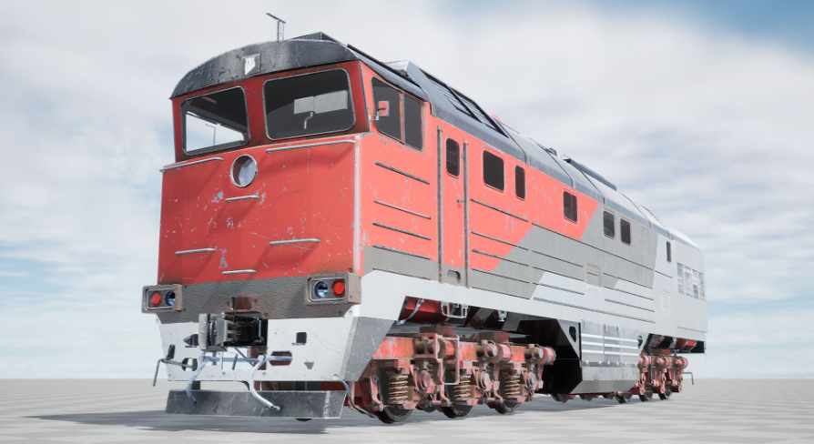 ZBL Train v1 in Props - UE Marketplace