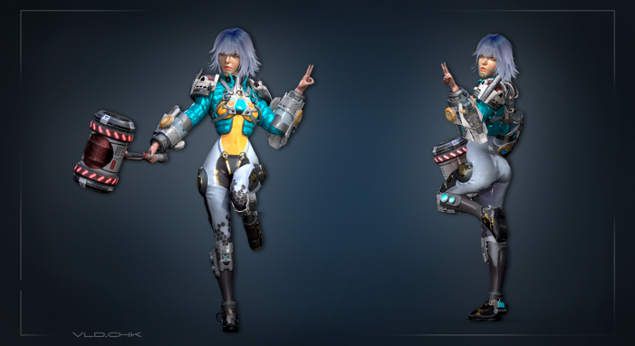 Zelda - Sci-Fi Girl in Characters - UE Marketplace