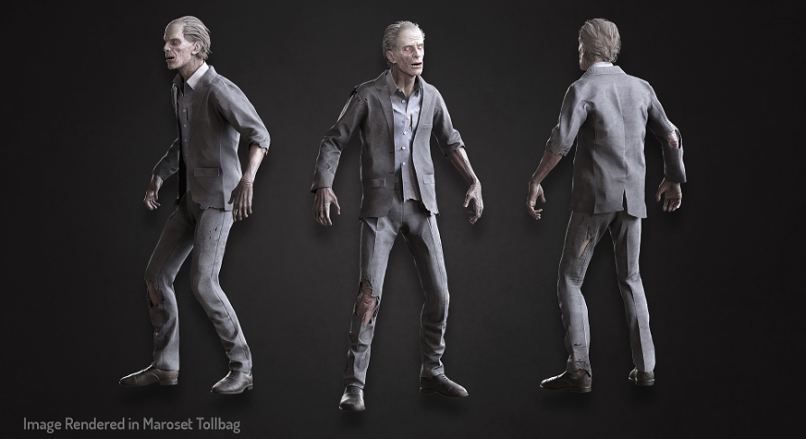 Zombie Classic Suit Bundle in Characters - UE Marketplace