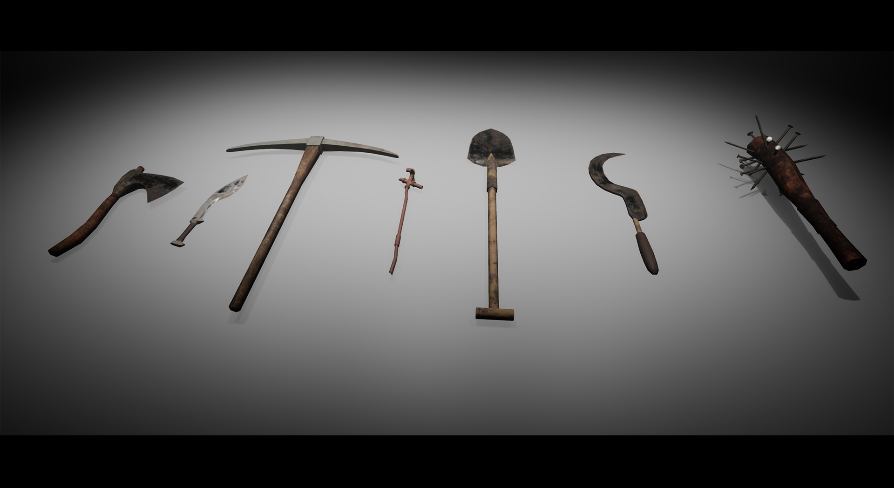 Zombie Melee Weapons Pack in Props - UE Marketplace