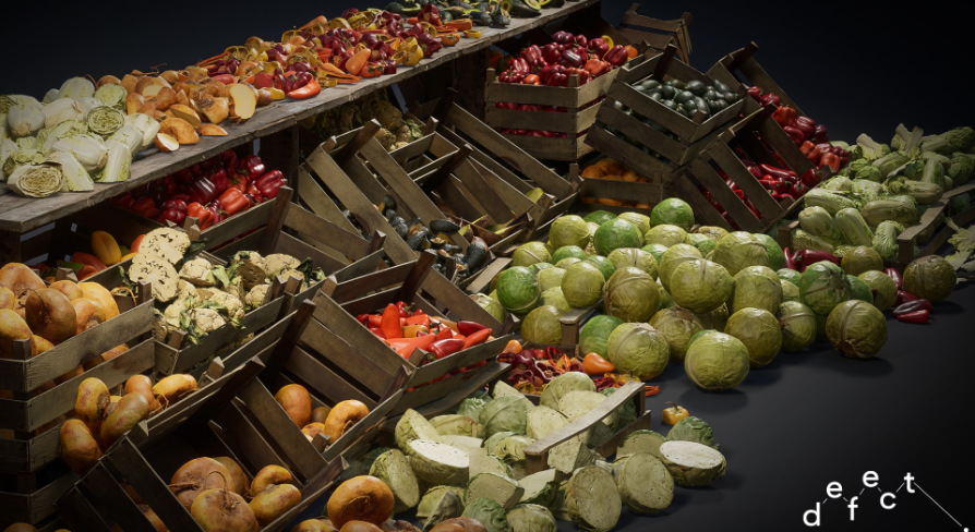 Food Props: Fruits and Vegetables vol.3 in Props - UE Marketplace