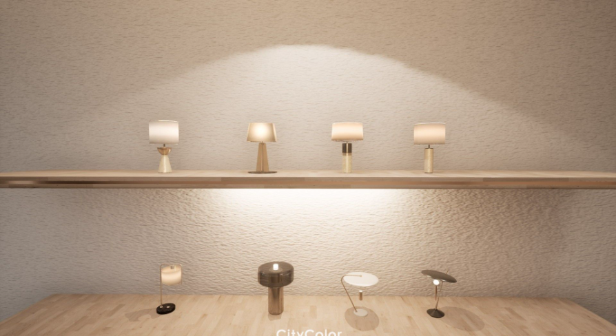 TableLamp-WVol5 in Architectural Visualization - UE Marketplace