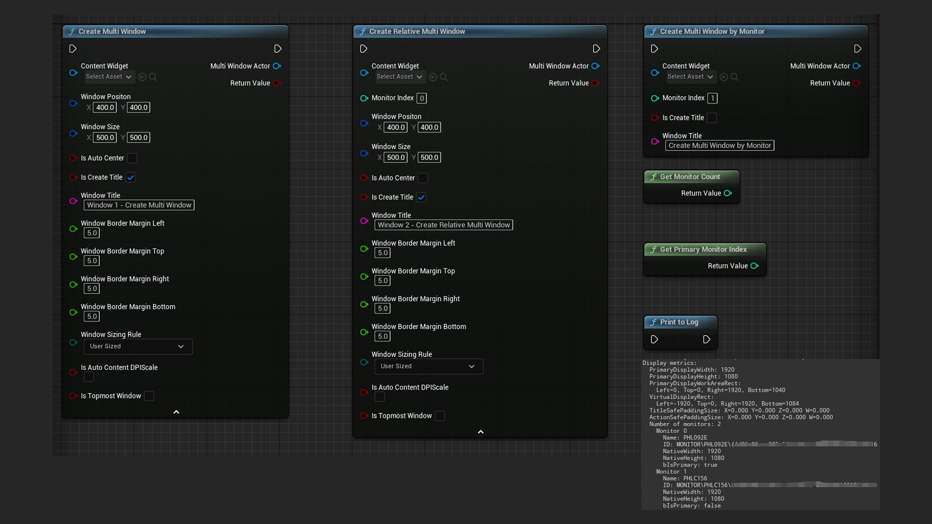 Multi window in Code Plugins - UE Marketplace