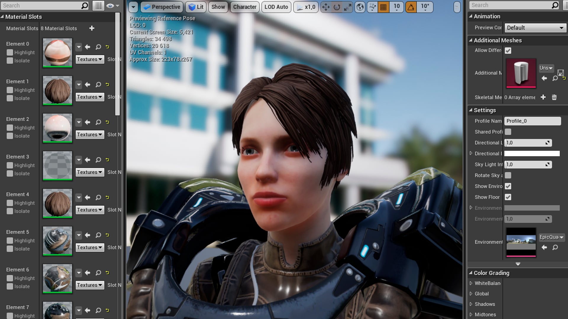 Sci-fi girl in Characters - UE Marketplace