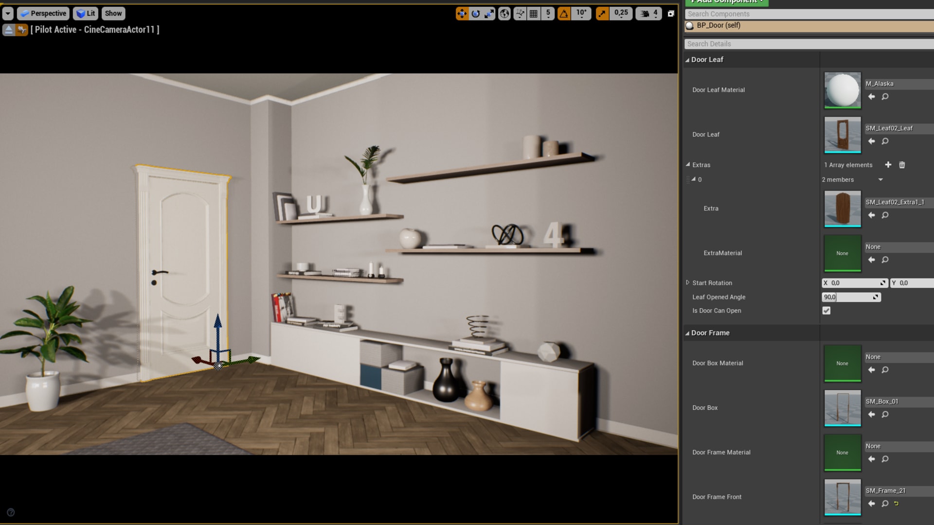Modular Interior Doors in Props - UE Marketplace