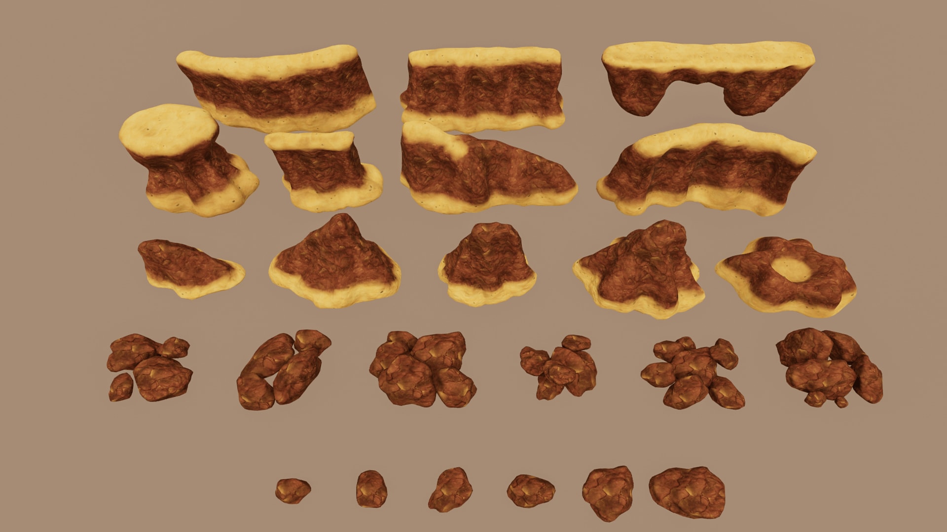 Stylized Rocks and Boulders in Props - UE Marketplace