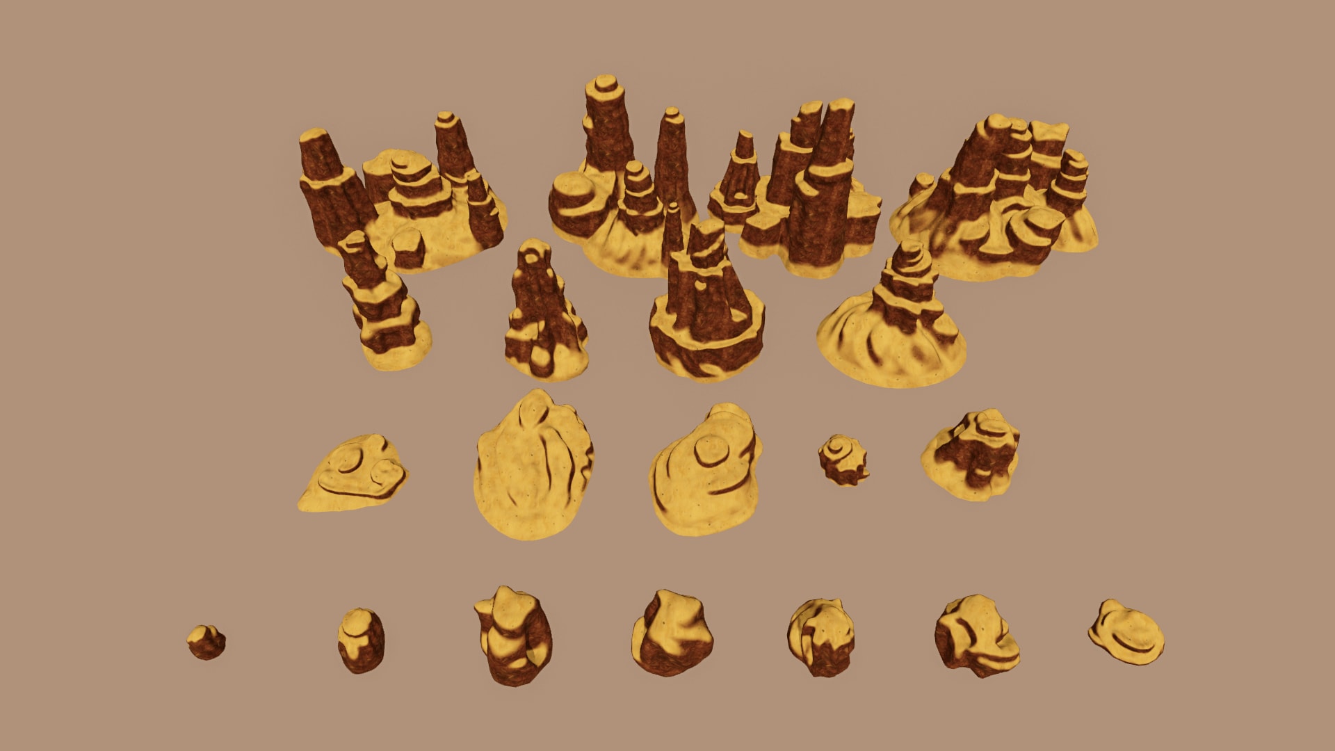 Stylized Rocks and Boulders in Props - UE Marketplace