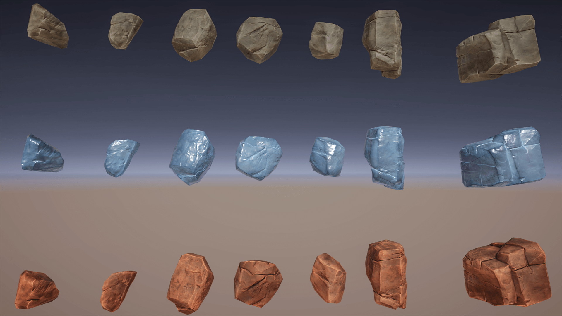 Stylized Rocks and Boulders in Props - UE Marketplace