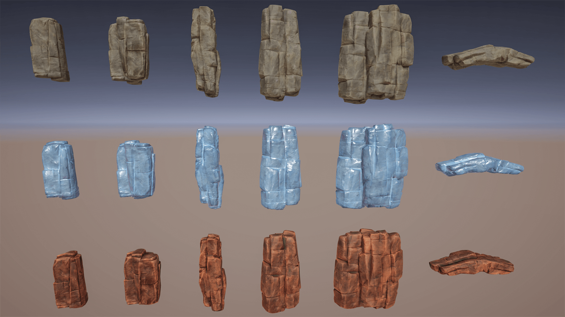 Stylized Rocks and Boulders in Props - UE Marketplace