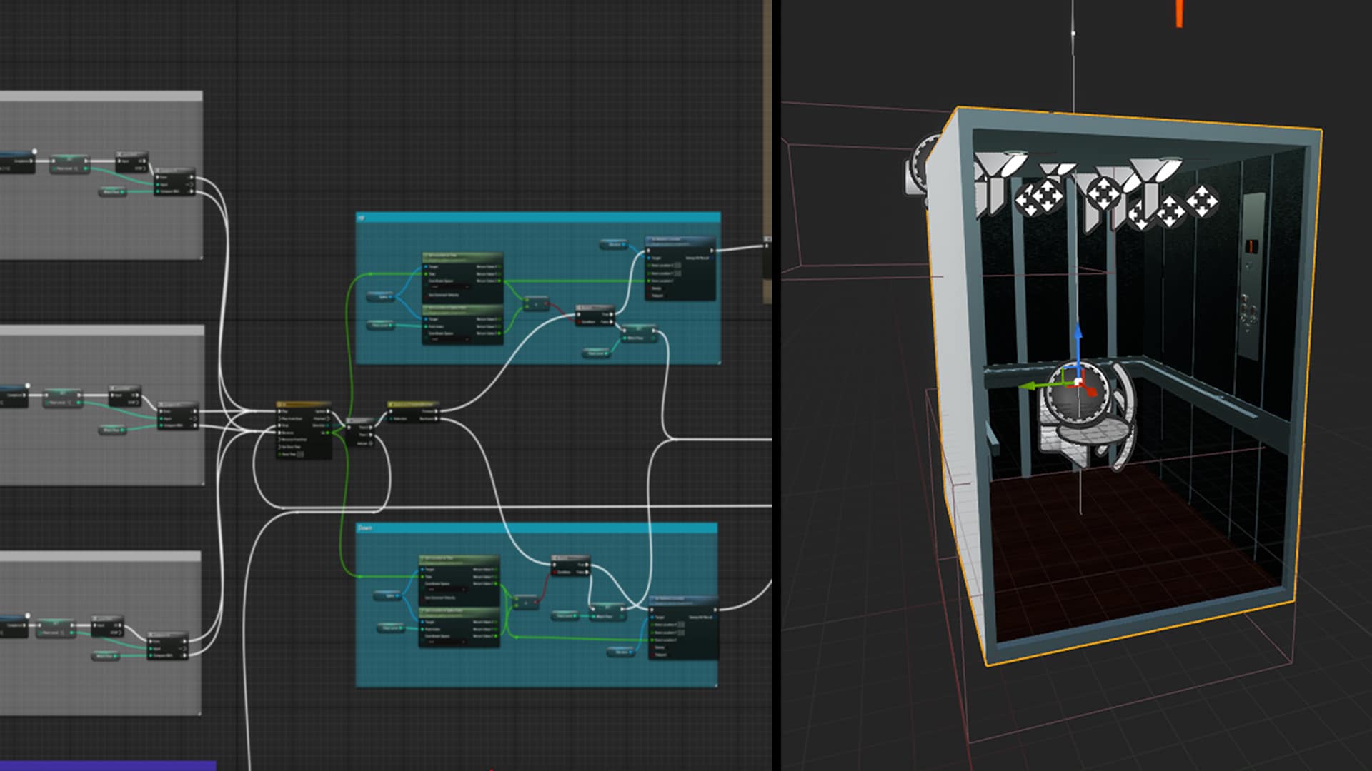 Elevator with Blueprints (Line Trace & Widgets) in Blueprints - UE ...