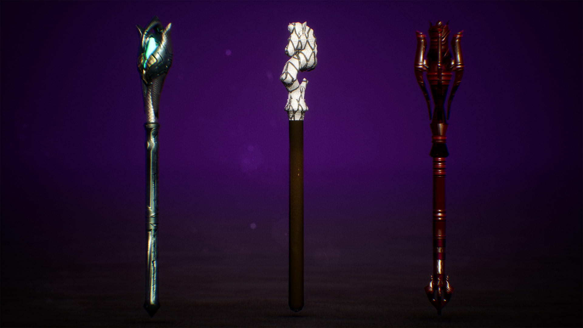 Wizard Staffs / 15+ Assets in Props - UE Marketplace