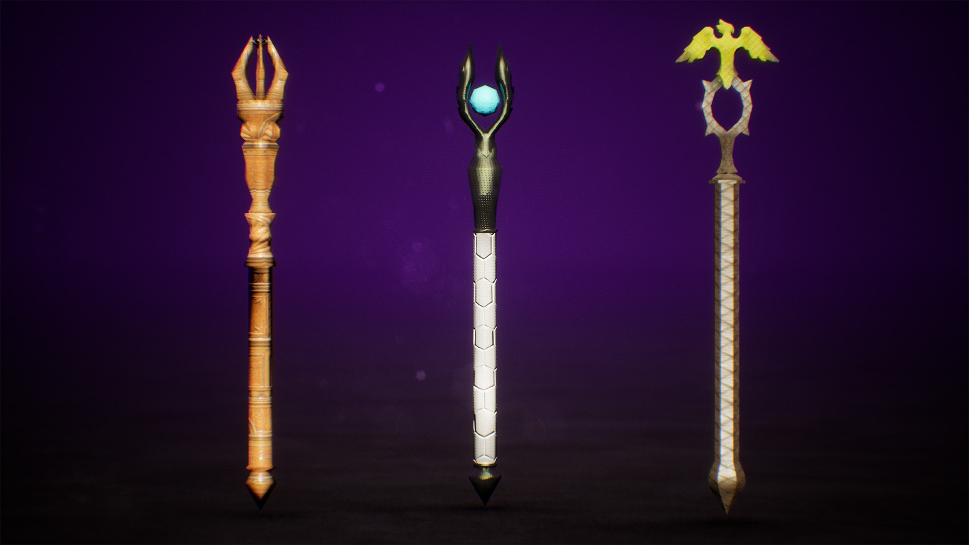 Wizard Staffs / 15+ Assets in Props - UE Marketplace