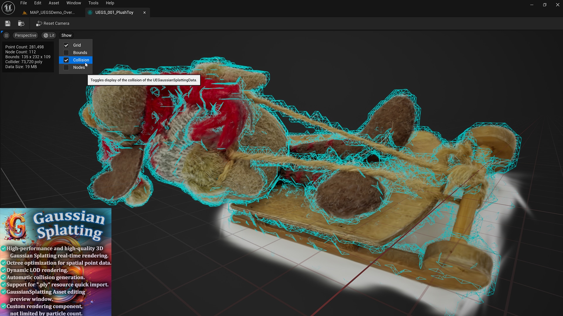 Uegaussiansplatting 3d Gaussian Splatting Rendering Feature For Ue In Code Plugins Ue Marketplace