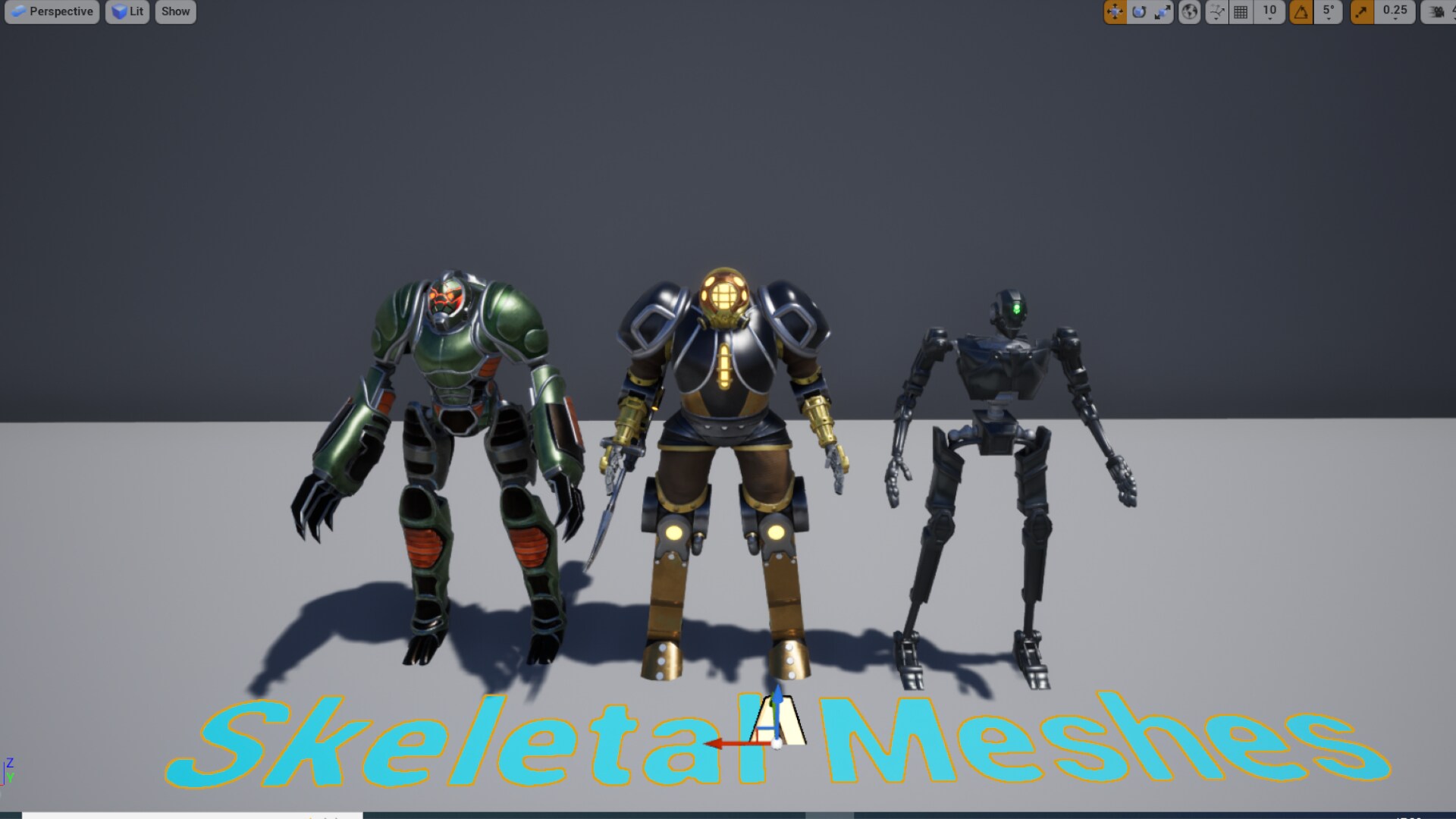 Mecha Warriors: Scuba X Mole, 카테고리 캐릭터 - UE 마켓플레이스