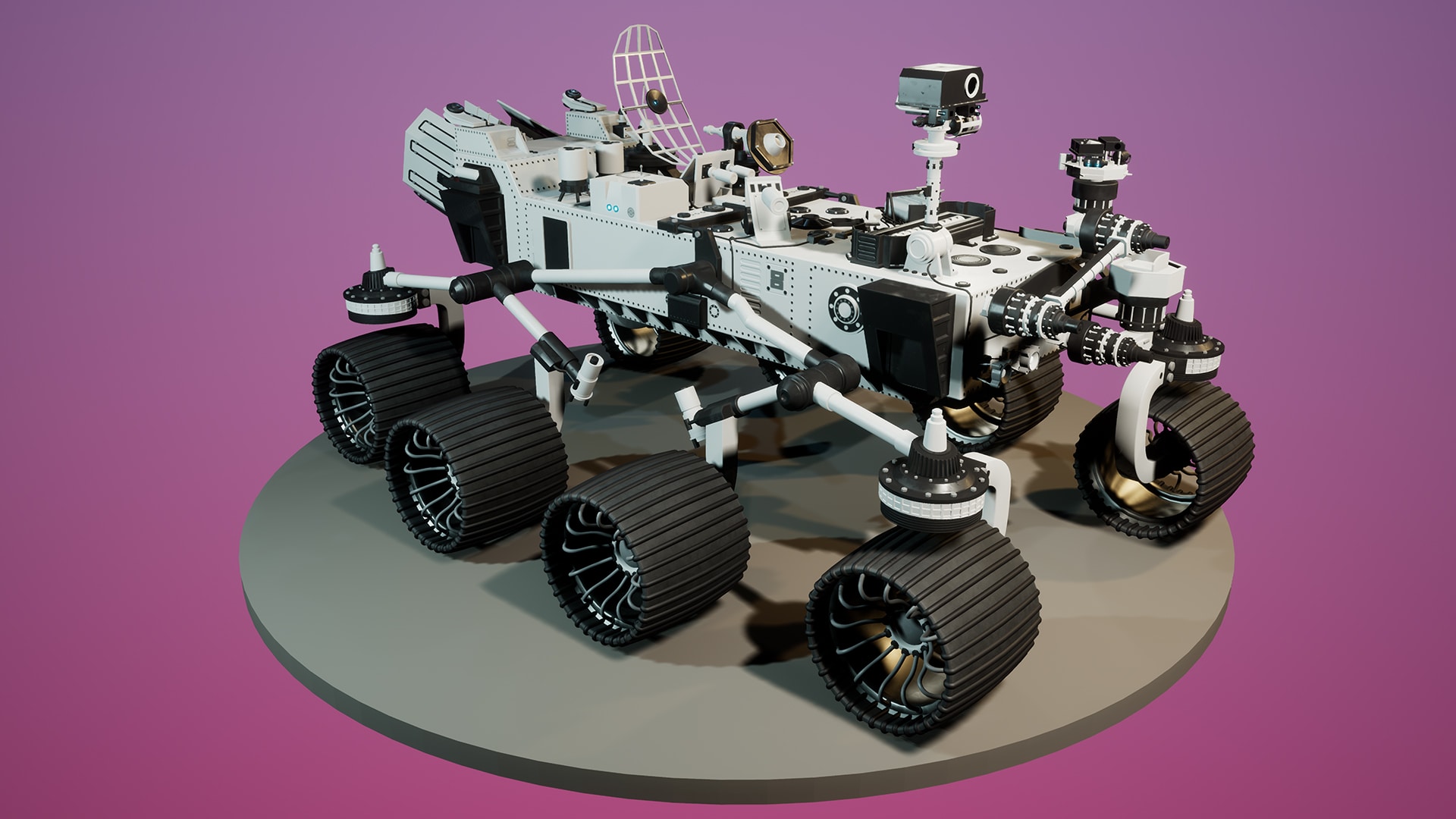 Scientific Space Rover in Blueprints - UE Marketplace