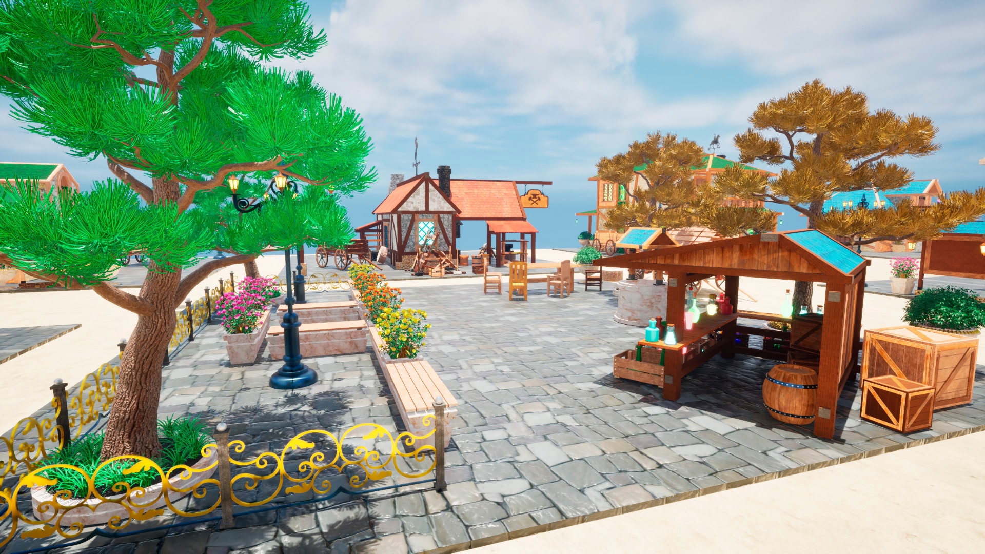 Game exterior asset pack vol. 1 in Props - UE Marketplace