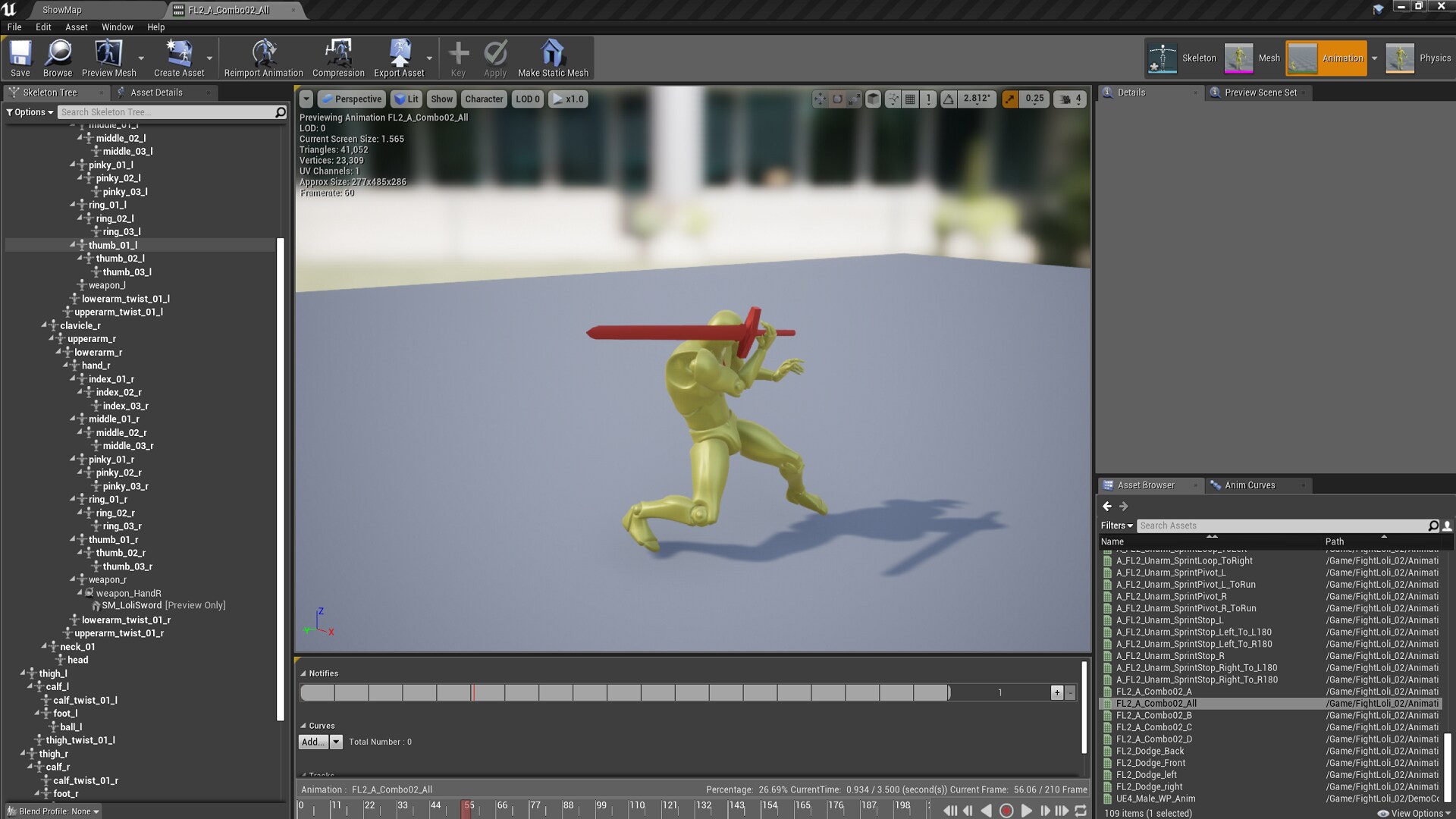 Fight Loli 02 animations in Animations - UE Marketplace