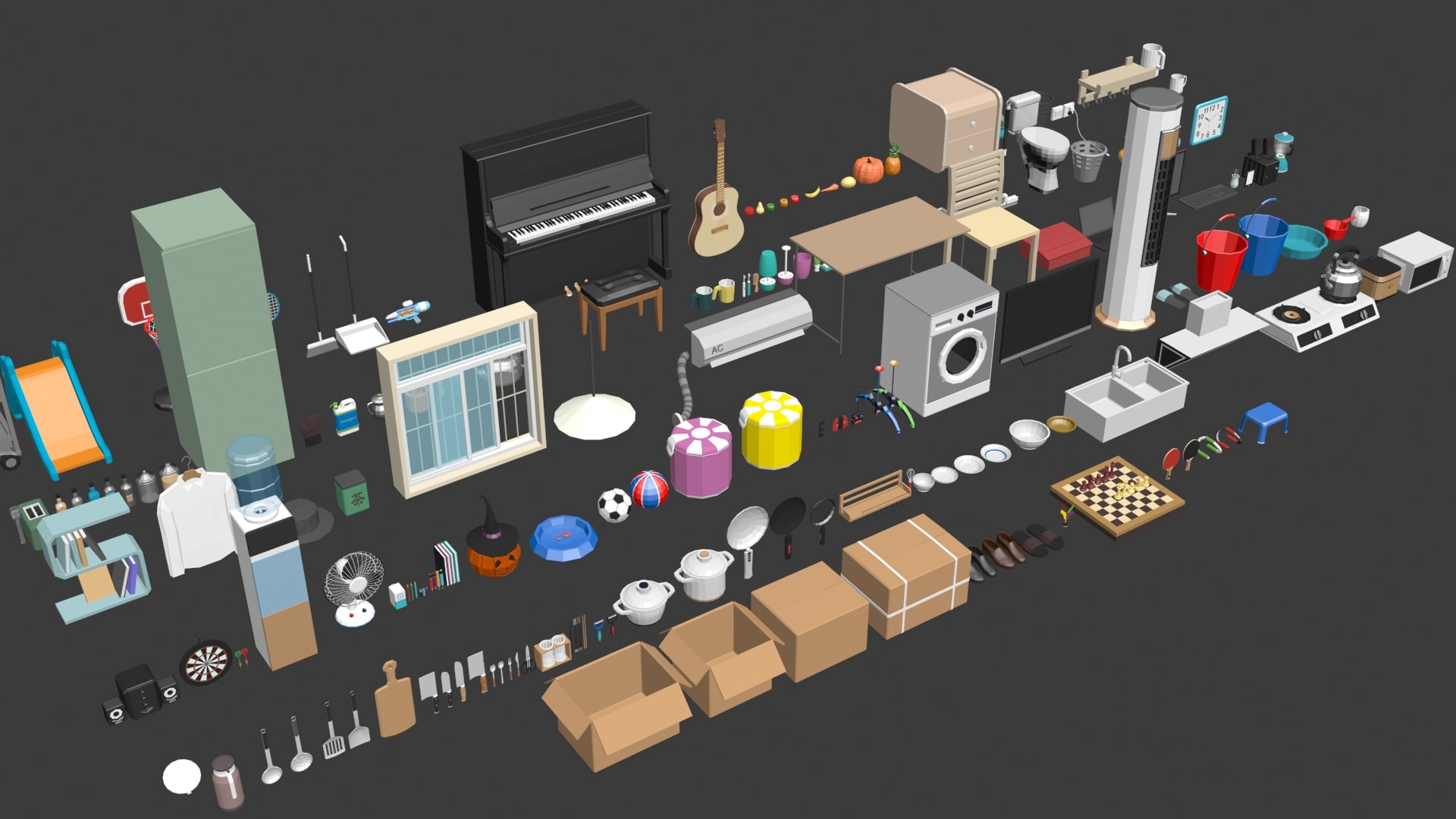Low Poly Props in Props - UE Marketplace