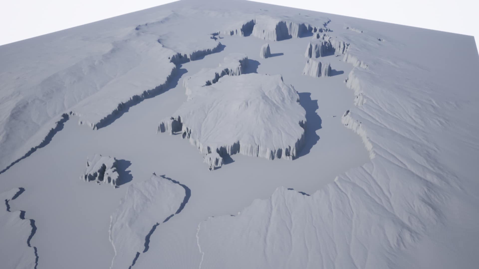 HeightMaps Pack 5 - River Canyons in Environments - UE Marketplace