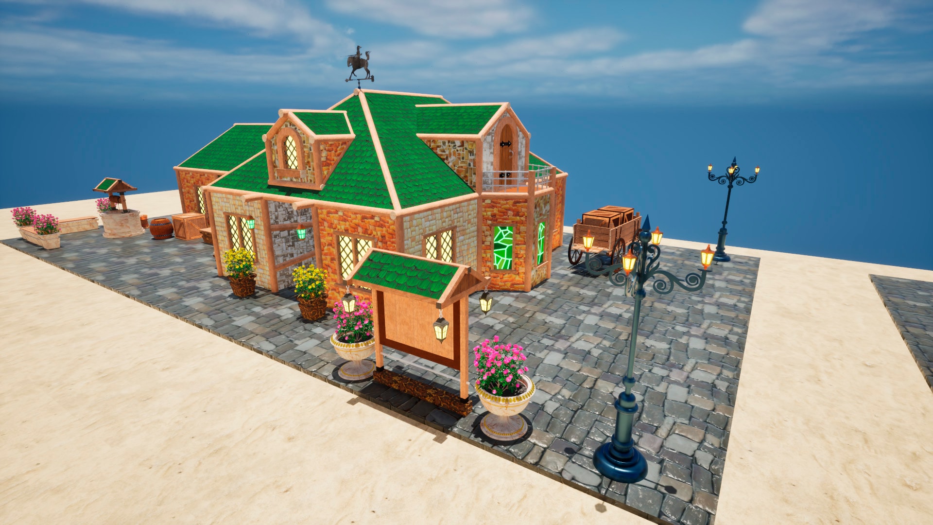 Game exterior asset pack vol. 1 in Props - UE Marketplace