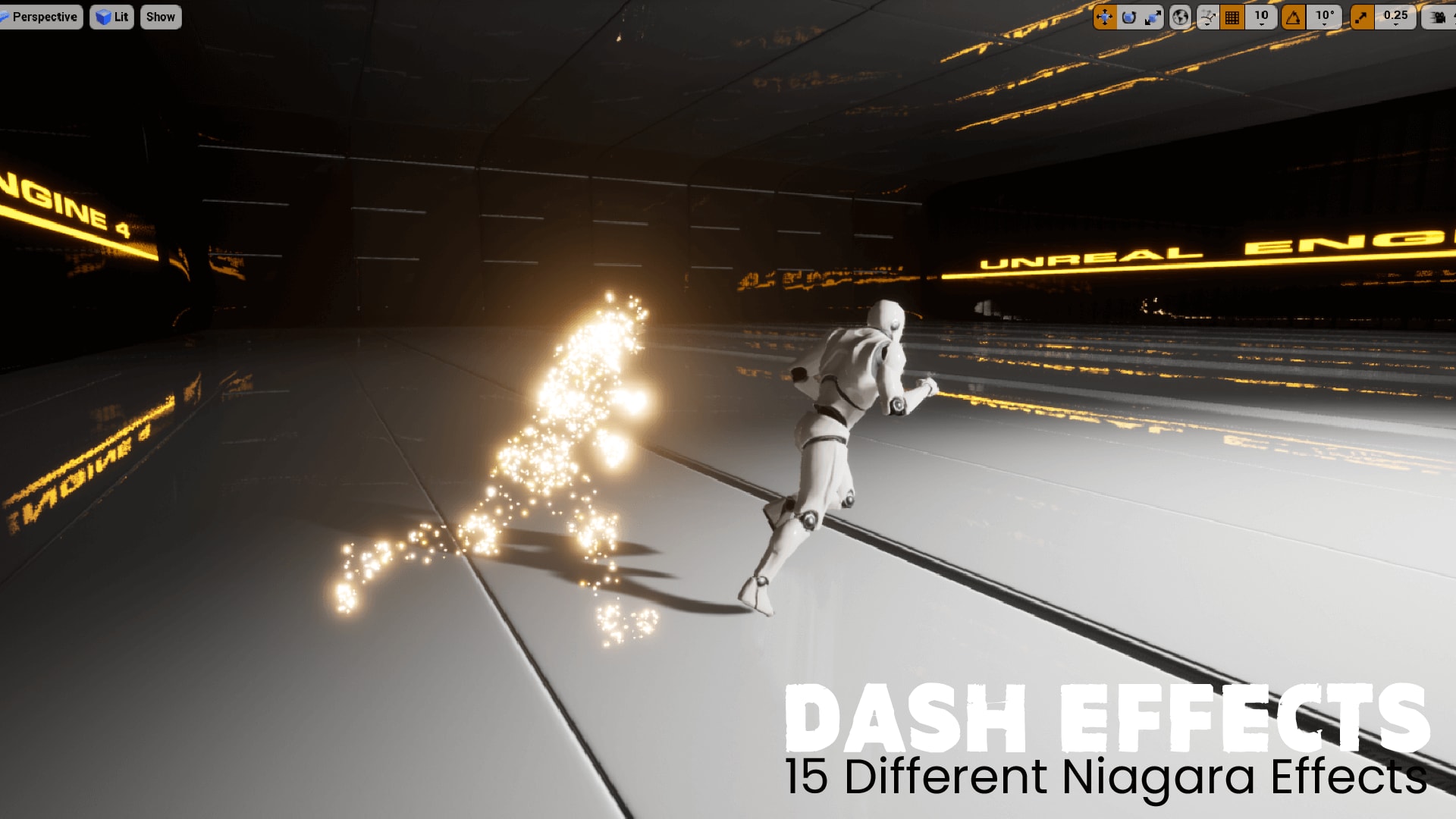 Advanced Niagara Character Trail VFX in Visual Effects - UE Marketplace