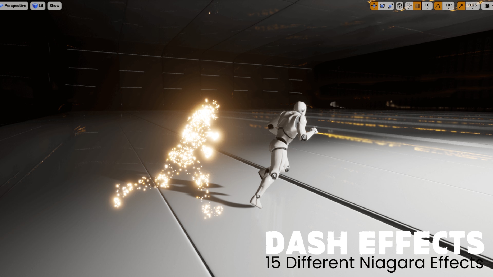 Advanced Niagara Character Trail VFX in Visual Effects - UE Marketplace