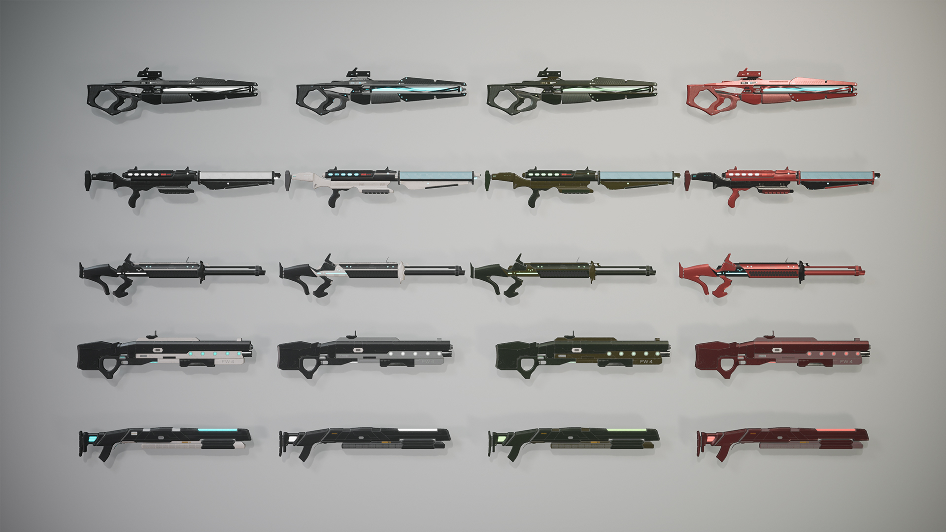 Futuristic Weapons Pack