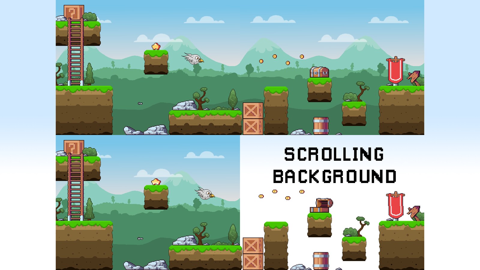 Basic Tileset & Ninja Character in 2D Assets - UE Marketplace