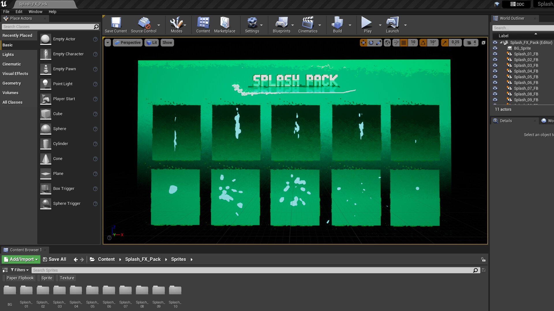Splash_FX_Pack in 2D Assets - UE Marketplace