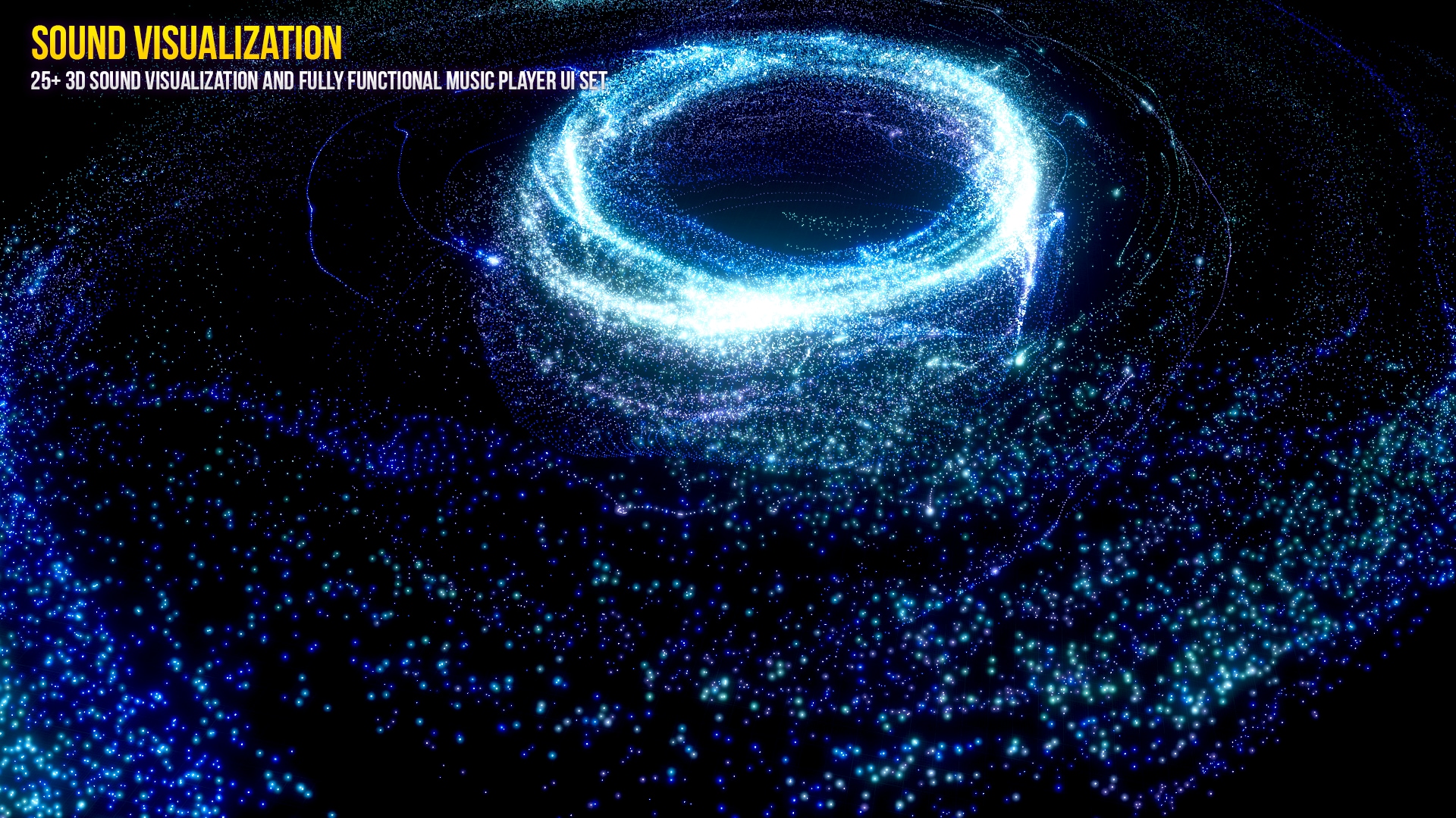 3D Sound Visualization With Music Player UI in Visual Effects - UE ...